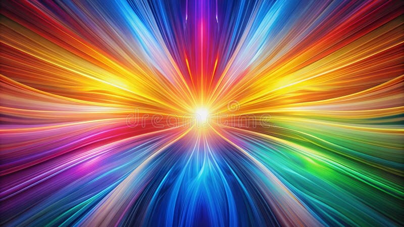 A Tapestry of Light and Color: a Colorful Abstract Exploring the ...