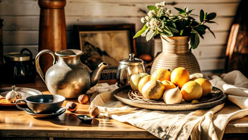 A Tapestry of Light and Shadow a Graphite Drawing of a Dramatic Still ...