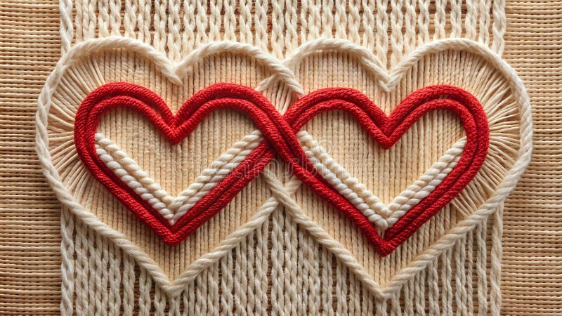A Tapestry of Love: Weaving Together Two Hearts AI Generated Stock ...
