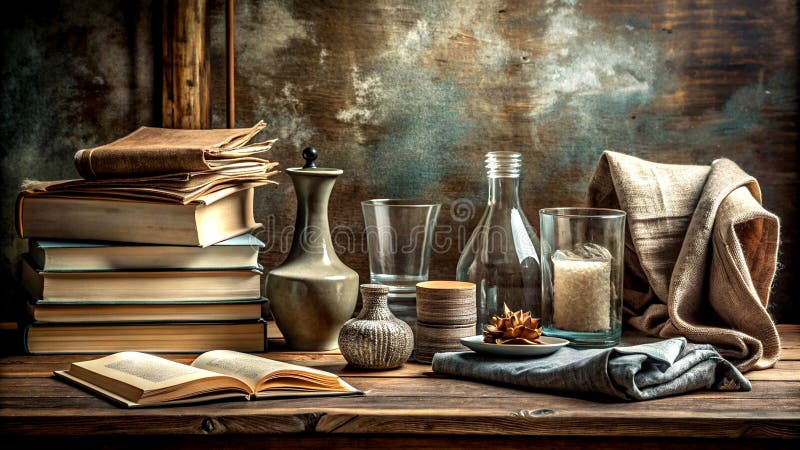 A Tapestry of Textures: a Still Life Arrangement of Everyday Objects ...