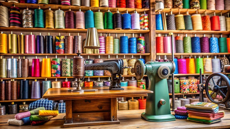 A Tapestry of Threads: a Symphony of Color and Texture in a Sewing ...