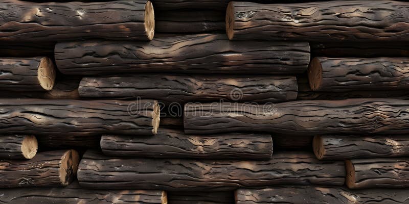 A Tapestry of Time: a Stack of Aged Tree Rings Stock Illustration ...