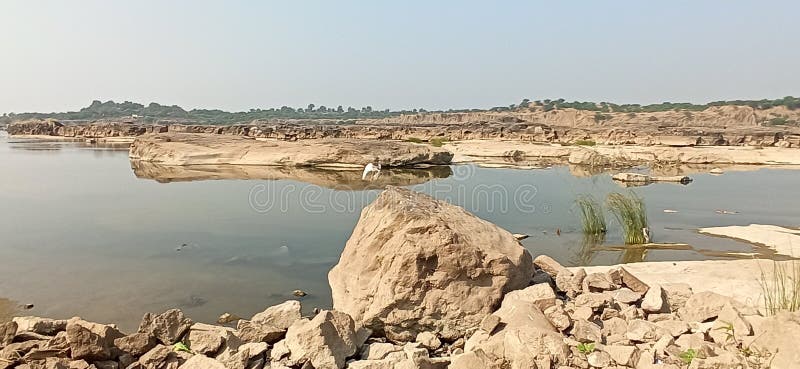 Tapi River Geological Structure Rocks Stock Image - Image of shore ...