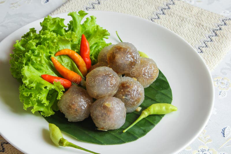 Tapioca balls stock image. Image of culture, pork, asia - 76952477