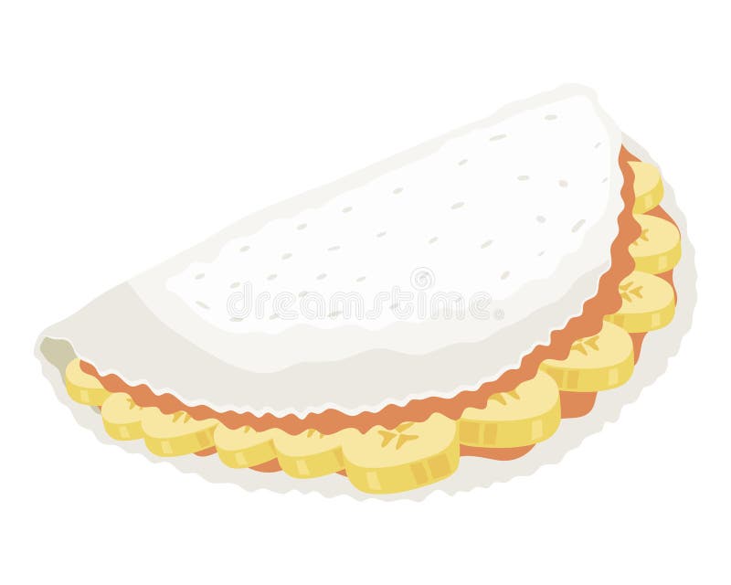Tapioca Brazil Food Illustration Stock Vector - Illustration of sweet ...