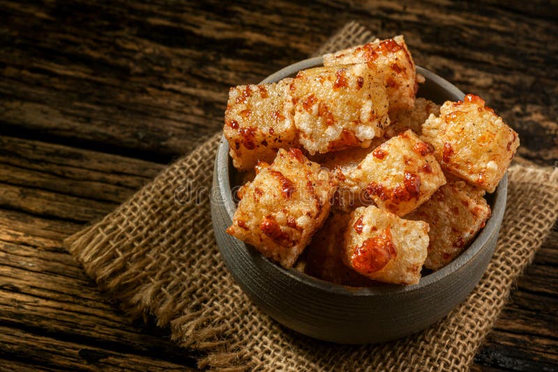 Tapioca Dadinhos, Snacks Made from Tapioca, Coalho Cheese Dadinhos ...