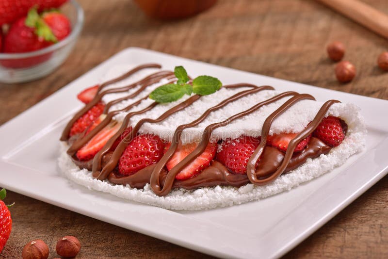 Sweet Tapioca Dessert stock image. Image of hazelnuts - 123237685