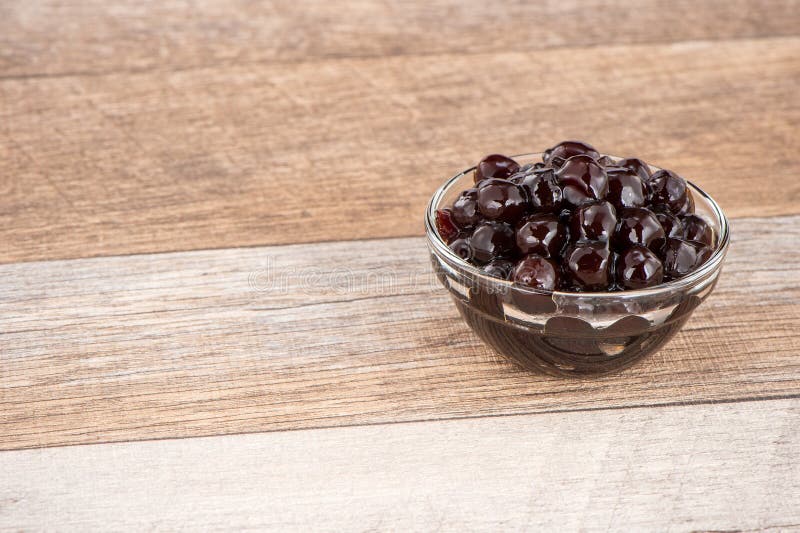 Tapioca Pearl , Bubble Topping for Tea or Other Beverage, in a Cup ...