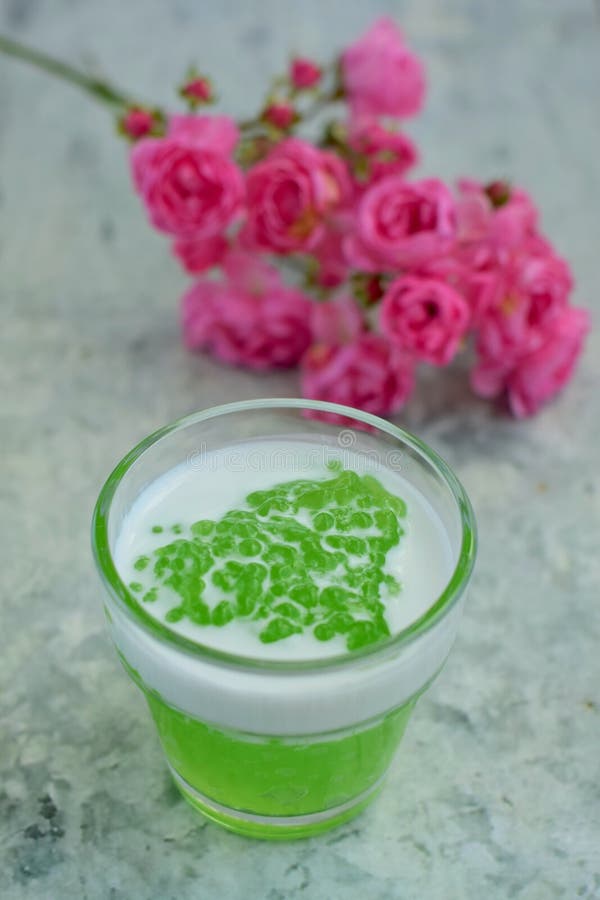 Tapioca pearl coconut milk stock photo. Image of tapioca - 87581406