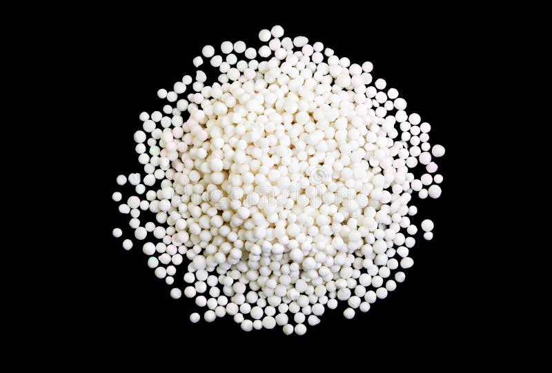 Tapioca Pearls on Black Background Stock Photo - Image of food ...
