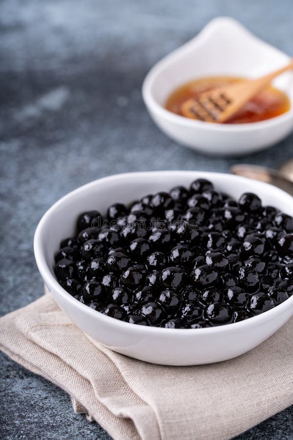 Tapioca Pearls for Bubble Tea Stock Photo - Image of drink, boba: 173910904