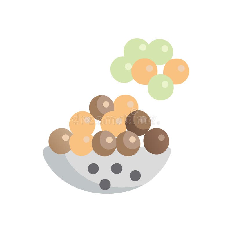 Tapioca Pearls Icon for Drinks Stock Vector - Illustration of beer ...