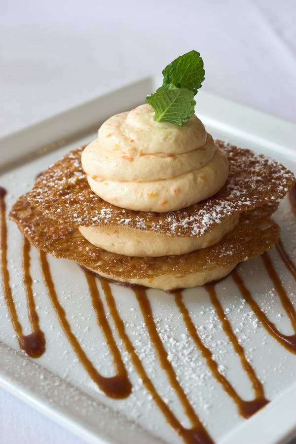 Tapioca pudding with mint stock photo. Image of tapioca - 2763838