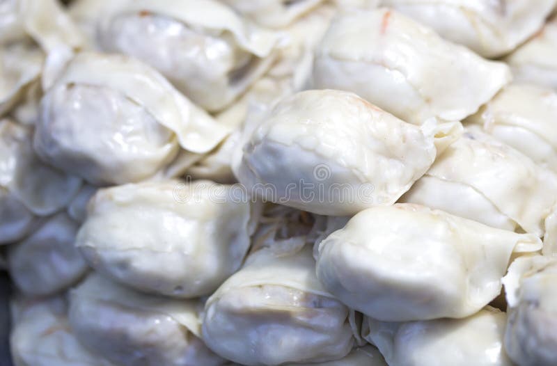 Tapioca Starch To Prepare Fried Food Stock Photo - Image of asian, cake ...