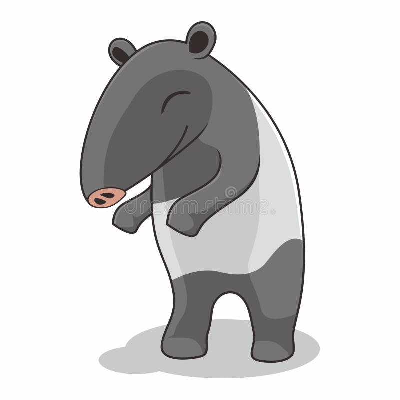 Happy Tapir Cartoon Stock Illustrations – 153 Happy Tapir Cartoon Stock ...