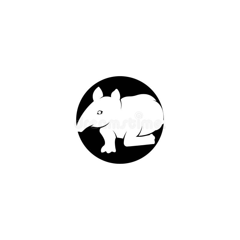 Tapir Logo Vector Template Illustration Stock Vector - Illustration of ...