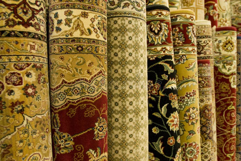 Tapis De Perse Sur L'affichage Image stock - Image du handmade, persan ...