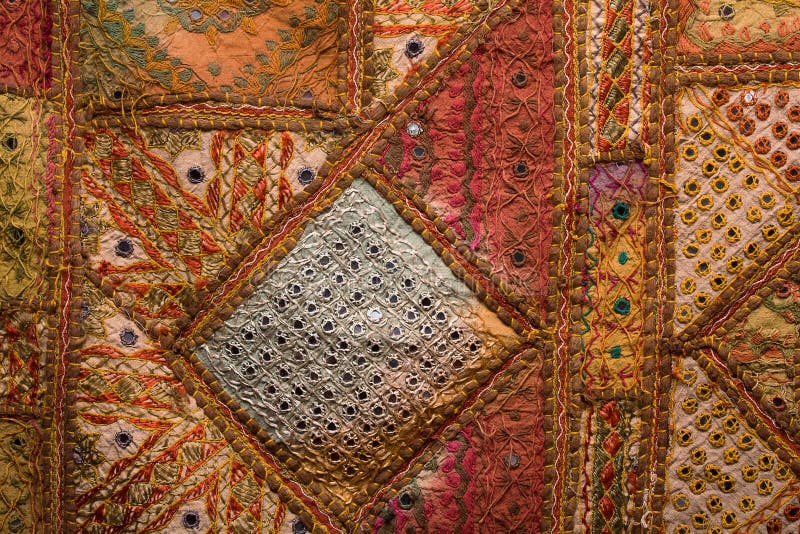 Tapis indien de patchwork photo stock. Image du tapis - 28183926