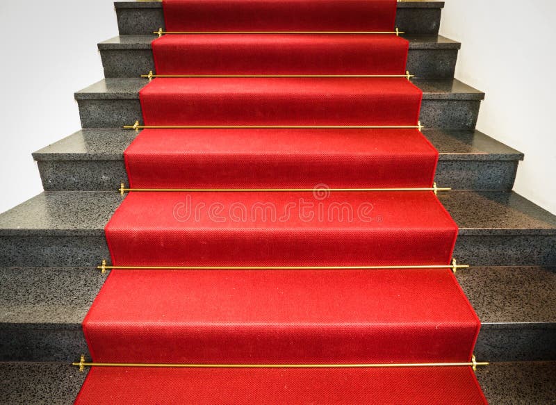 Tapis rouge image stock. Image du turbine, effet, clairsemé - 27959557