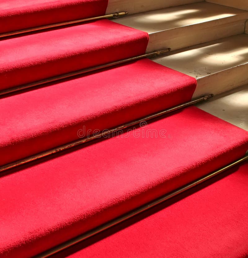 Tapis rouge image stock. Image of luxe, promenade, intérieur - 3856121