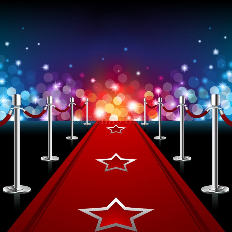 Tapis rouge de luxe illustration de vecteur. Illustration du conception ...