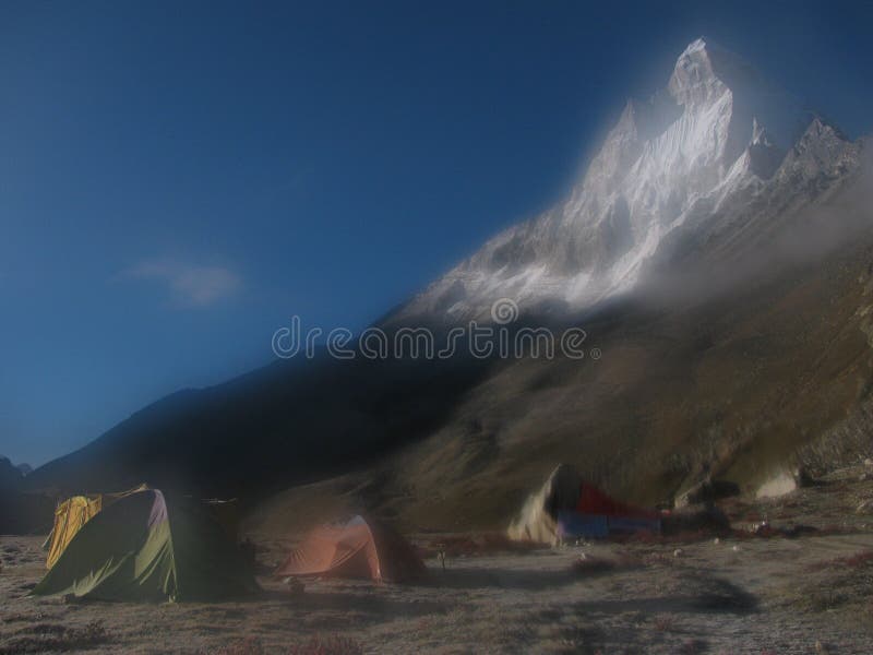 Tapovan Valley stock image. Image of base, gate, flower - 96559479