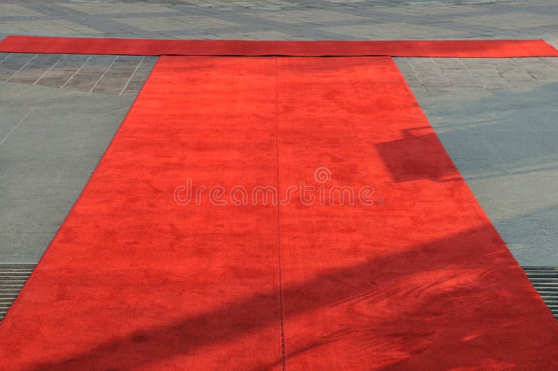 Tappeto rosso fotografia stock. Immagine di celebrità - 5215442