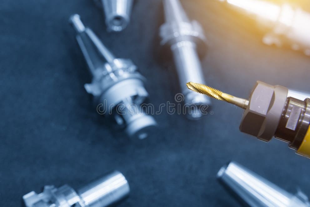 The Tapping Tool Attach with the Holder Stock Photo - Image of ...
