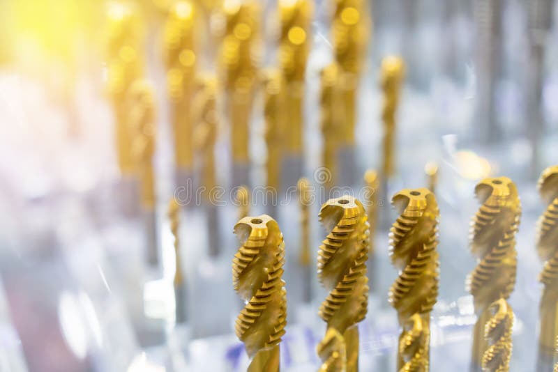 The Tapping Tool for CNC Machine Stock Image - Image of manufacturing ...