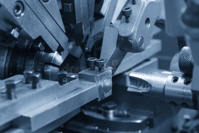 The Tapping Tool Maker Machine. Stock Photo - Image of holder ...
