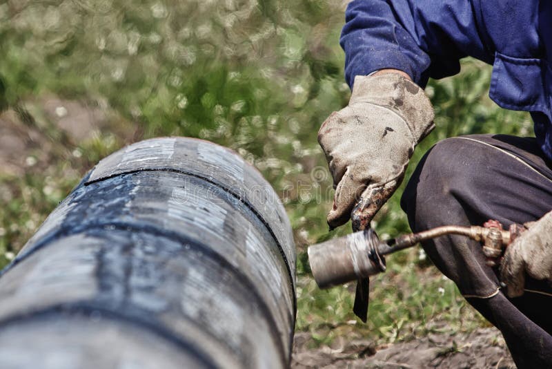 Tar coating stock image. Image of system, recovering - 19454527