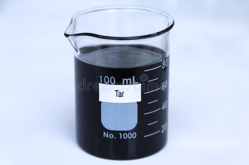 Tar in Container, Laboratory Quality Testing Concepts Stock Photo ...