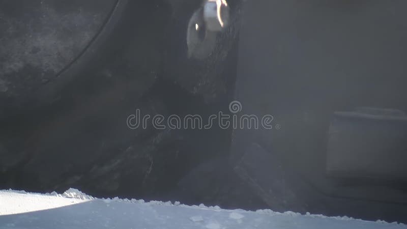 Tar Surface Laying Machine Tarring in a Road Stock Footage - Video of ...