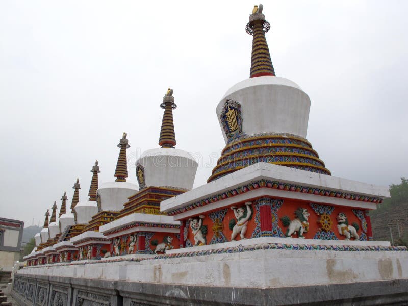 Tar Temple,qinghai China editorial photography. Image of prayer - 14328252