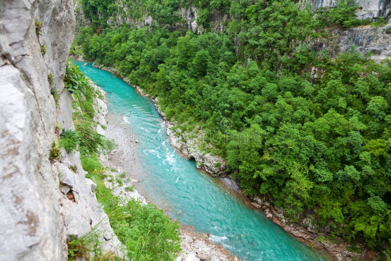 Tara River Canyon, Montenegro Stock Image - Image of turquoise ...
