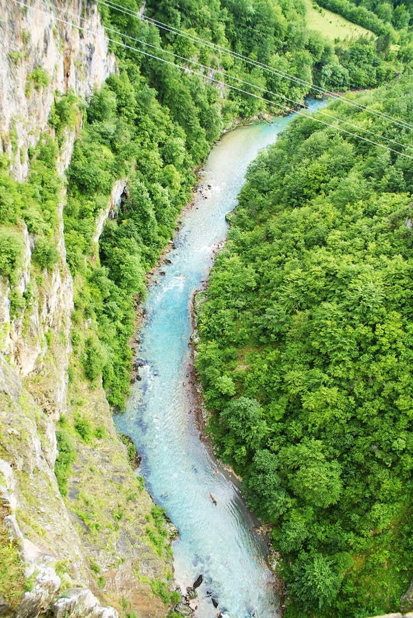 Tara River in Montenegro, View from the Top Stock Photo - Image of tara ...