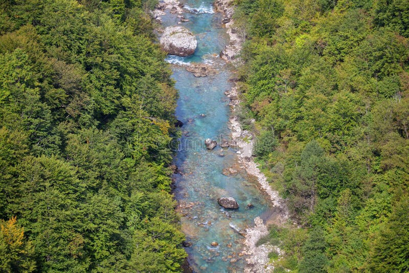 Tara river view stock image. Image of grass, idyllic - 159294767