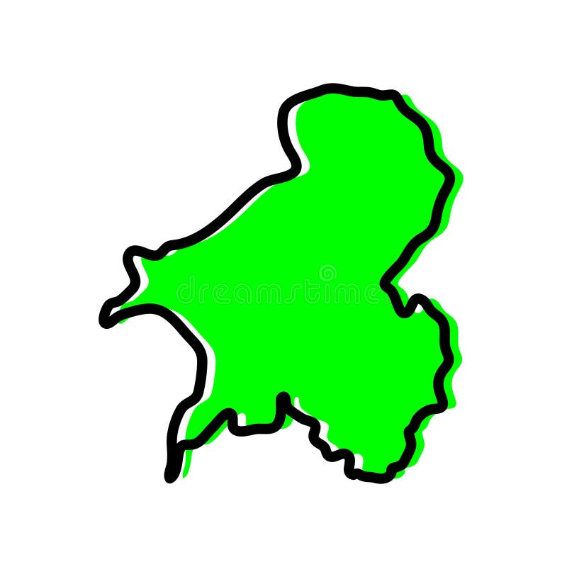Taraba State of Nigeria Vector Map Illustration Stock Vector ...