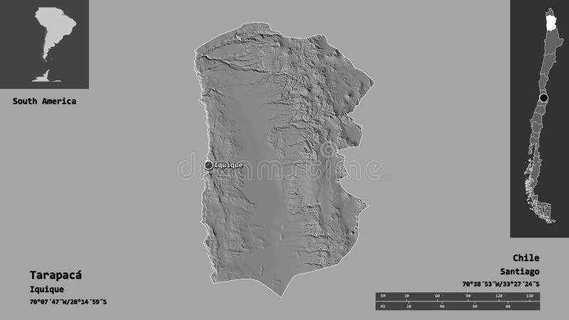TarapacÃ¡, Region of Chile,. Previews. Bilevel Stock Illustration ...