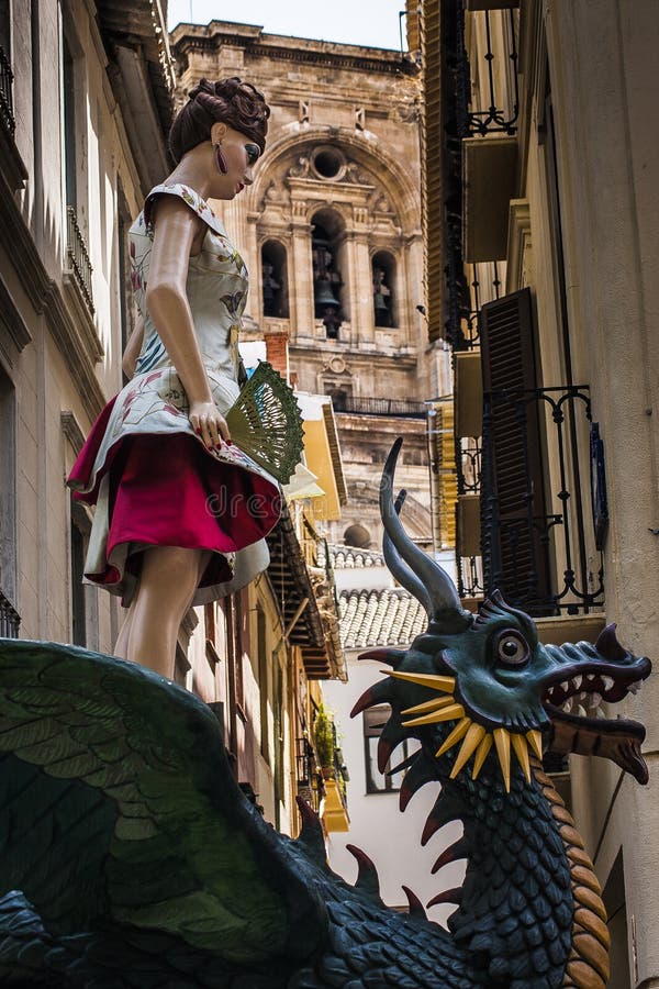 Tarasca imagen de archivo. Imagen de reina, folclore - 43277847