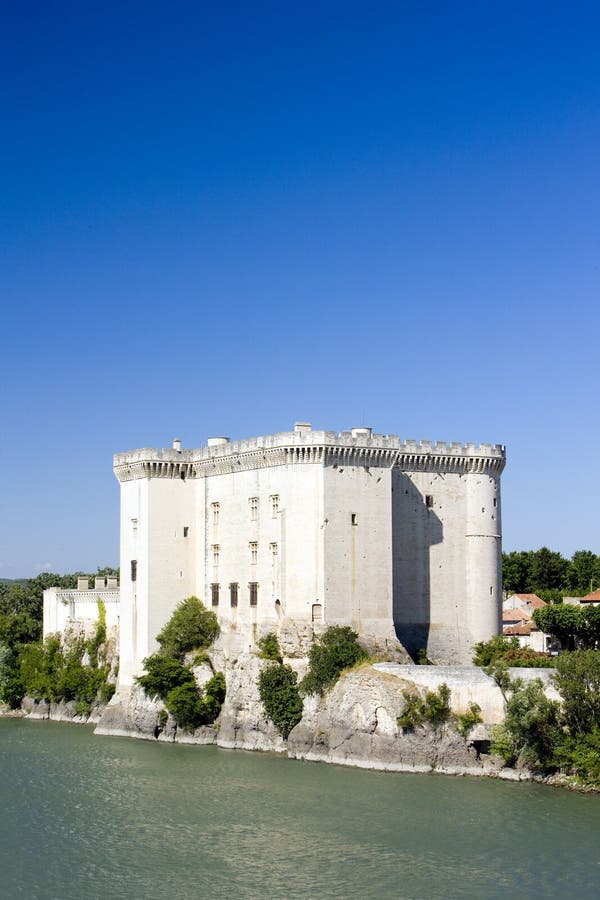 Tarascon castle entrance stock photo. Image of stone - 27010184