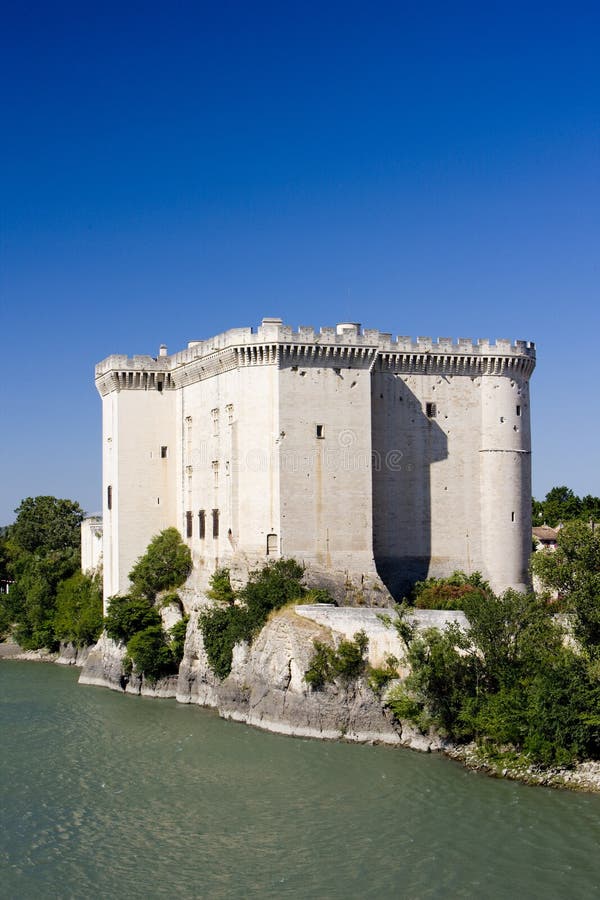 Tarascon castle entrance stock photo. Image of stone - 27010184