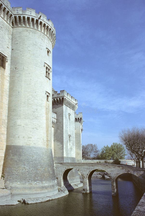 Tarascon castle stock image. Image of patrimony, france - 1252755