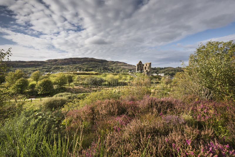 Tarbert Castle in Argyll, Scotland. Stock Photo - Image of scottish ...