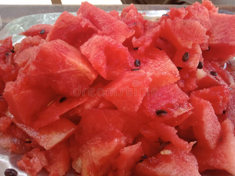 Tarboz Water Melon in Summer Eating a Delcious Fruit Stock Image ...