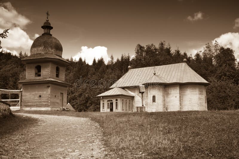 Tarcau Hermitage stock photo. Image of landmark, tower - 6192882