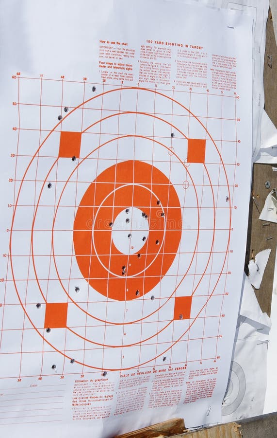 Target Sheet stock photo. Image of accuracy, shooting - 15461706