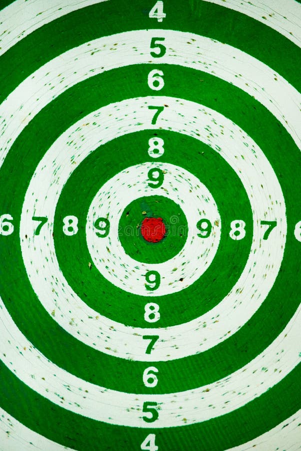 Perfect hit on target stock image. Image of achievement - 10566491
