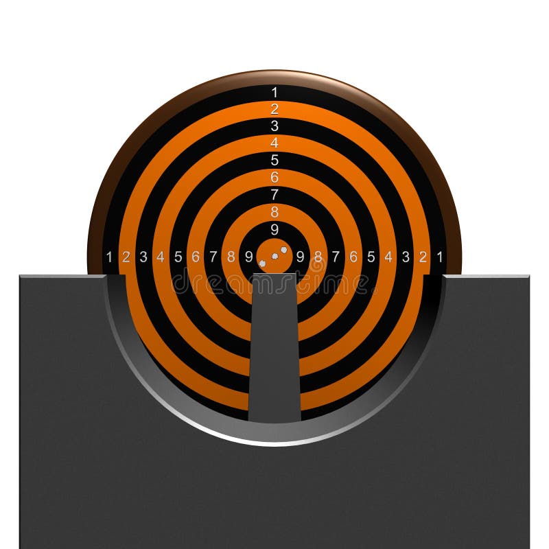 Target stock illustration. Illustration of sniper, goal - 11940481