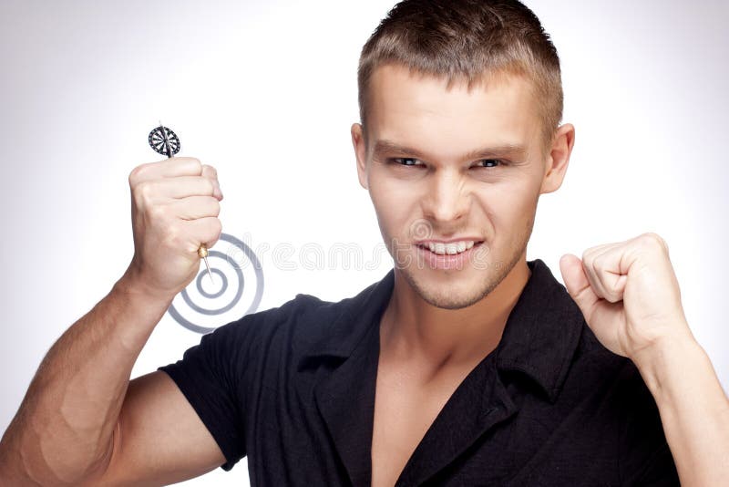 Target stock photo. Image of person, arrow, business - 13726166